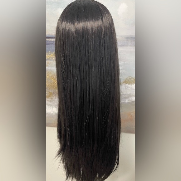 Hair | Hair 28 Straight Center Part Open Weave Cap Jet Black | Poshmark